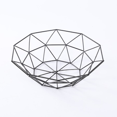 Fructiera metal tip cos, 27x10cm, negru - eMAG.ro