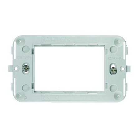 Rama suport 3 module VIMAR NEVE cu suruburi pentru zidarie sau gips ...