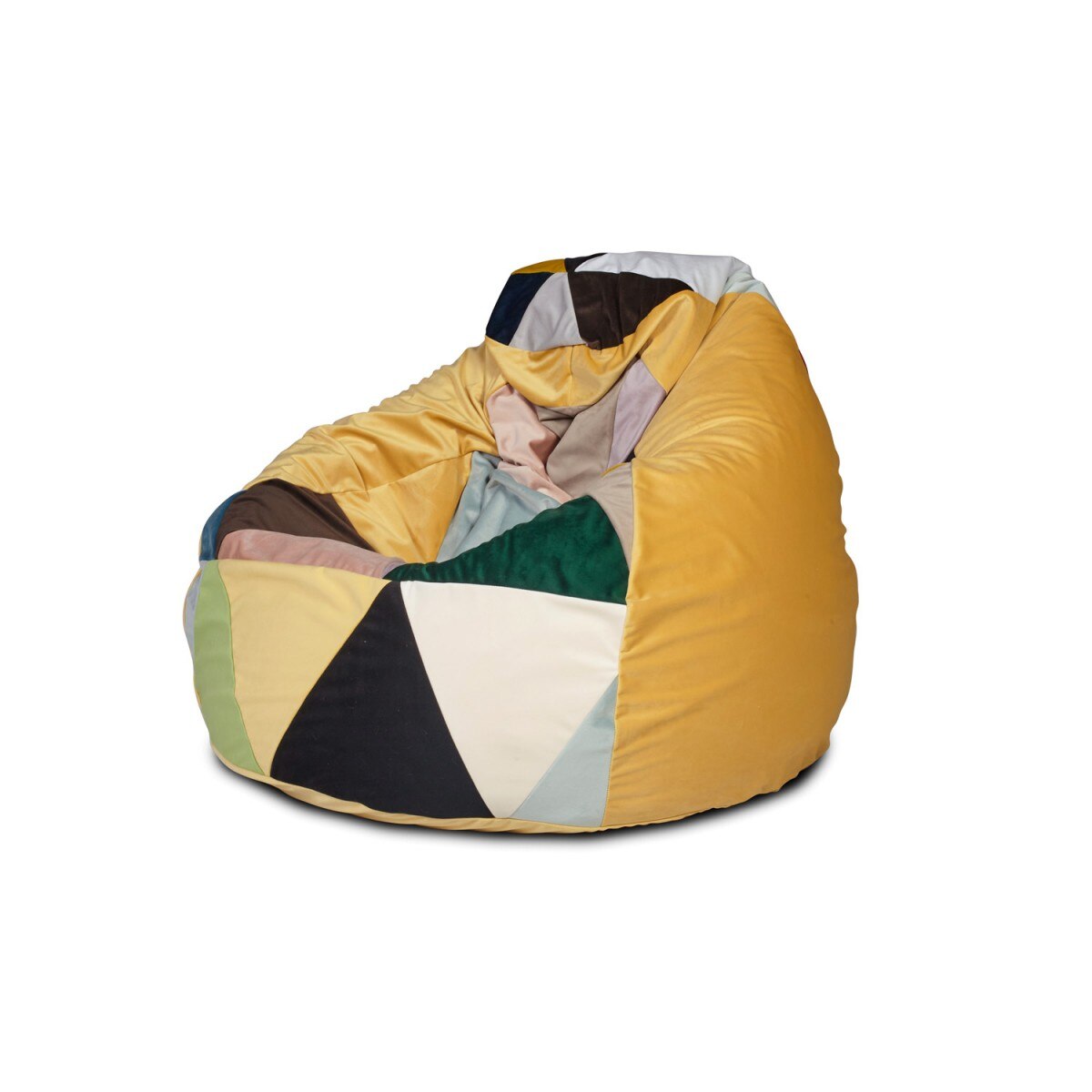 Fotoliu puf Fuzzy Magic Velvet 2228, Material textil, Multicolor - eMAG.ro