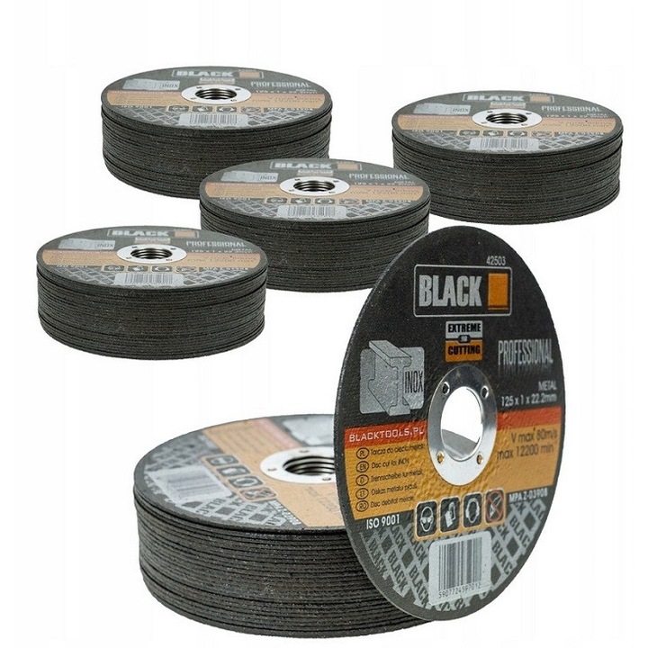 Set de 10 panze disc metalic flex pentru taierea metalului 125 mm 42503 ...