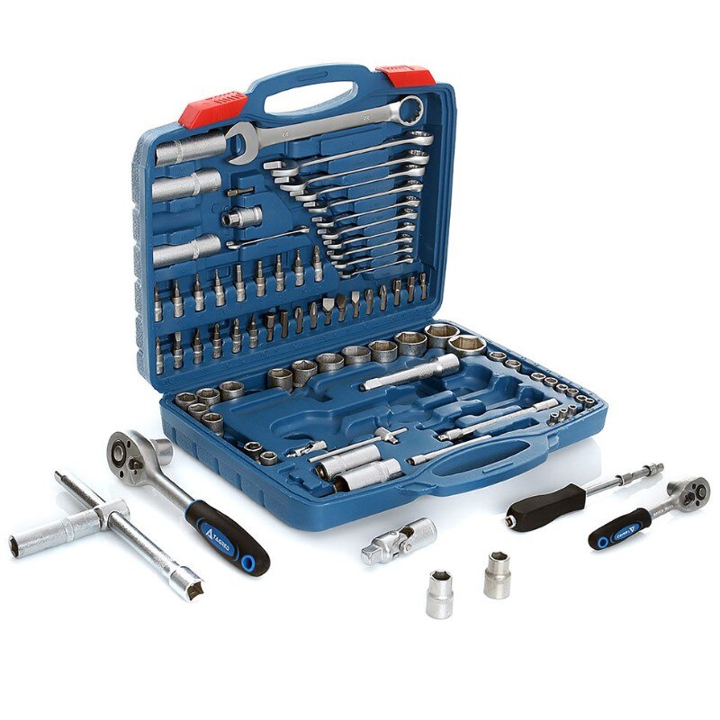 Trusa profesionala 94 piese, Tagred, chei cu soclu, combinate, torx ...