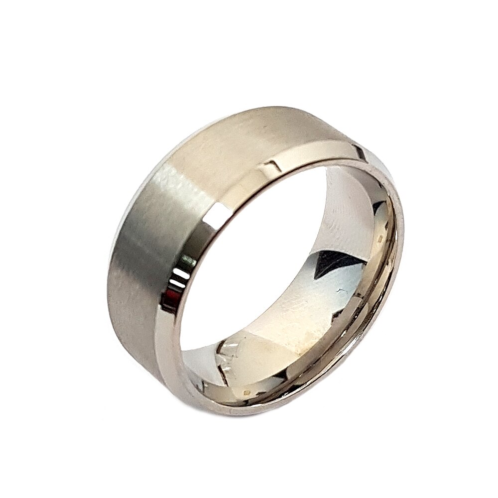 Inel titan 3578,Argintiu,7 US,Sic Moda - eMAG.ro