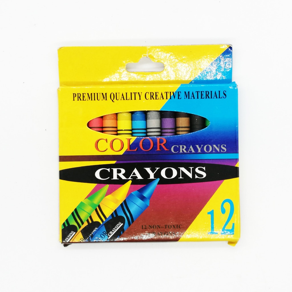 Set 12 creioane colorate cerate, Vision, 8.5 cm - eMAG.ro