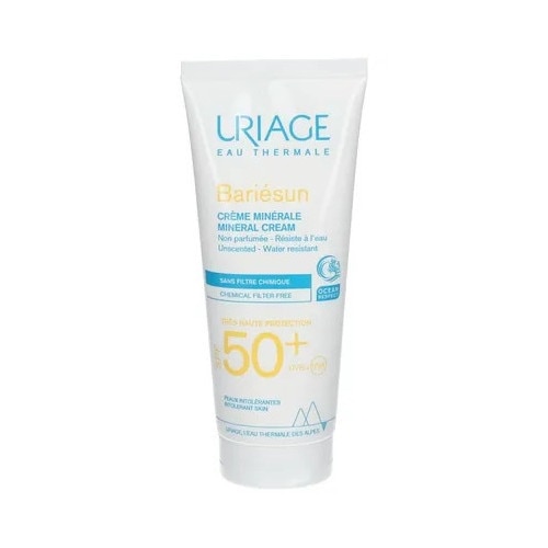 Crema minerala Bariesun Uriage Eau Thermale fara parfum SPF 50+ 100 ml - eMAG.ro