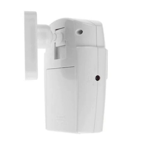 Alarma cu senzor de miscare Tiessa®, telecomanda, temporizator, alba ...