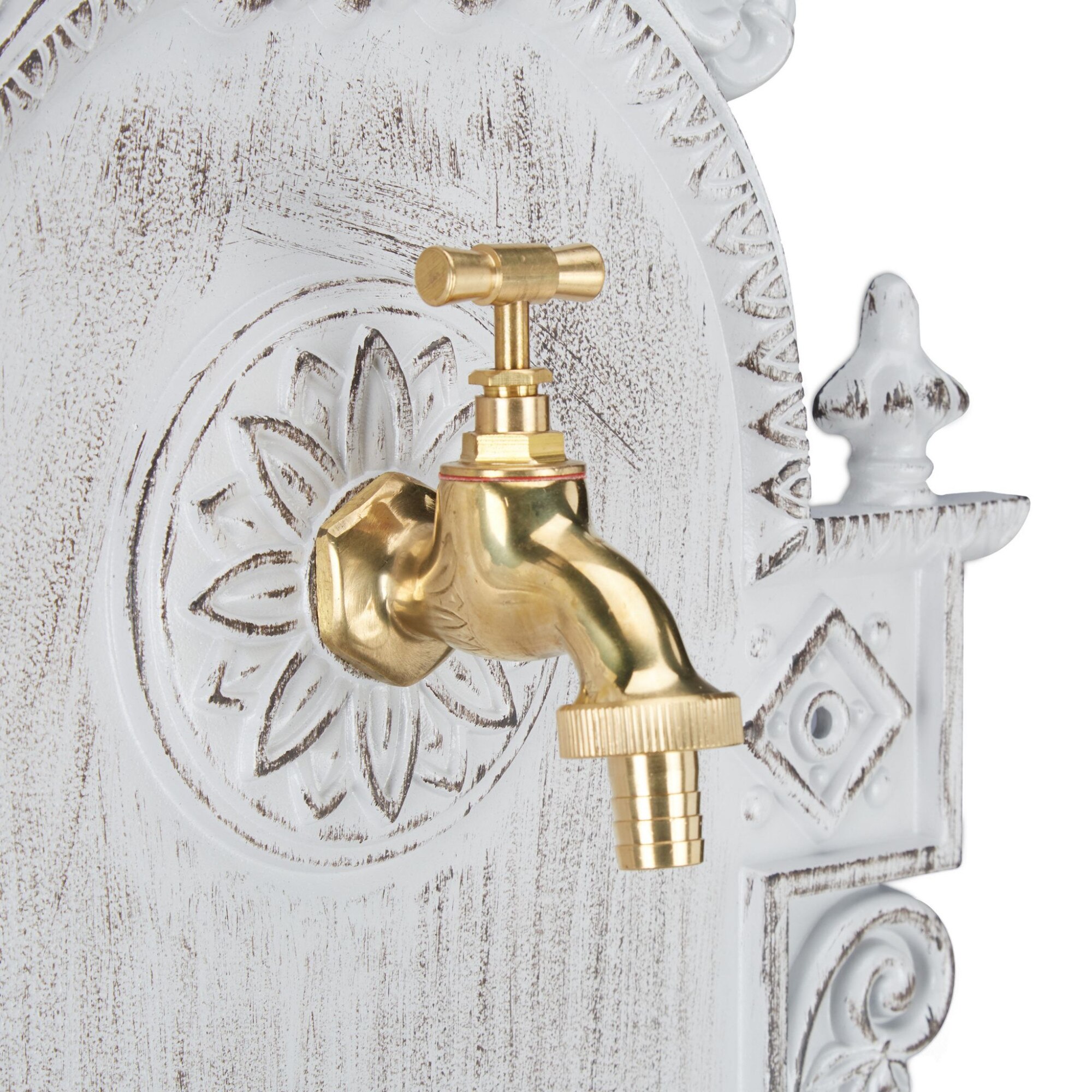 Chiuveta de perete cu dop blocare scurgere, pentru gradina, aluminiu ...