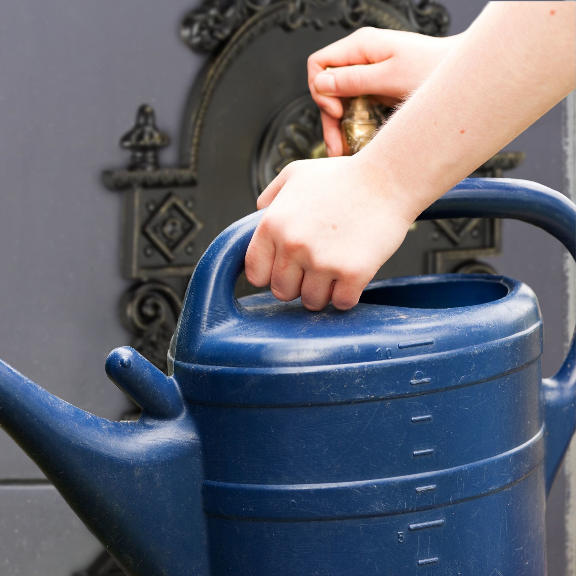 Chiuveta de perete cu dop blocare scurgere, pentru gradina, aluminiu ...