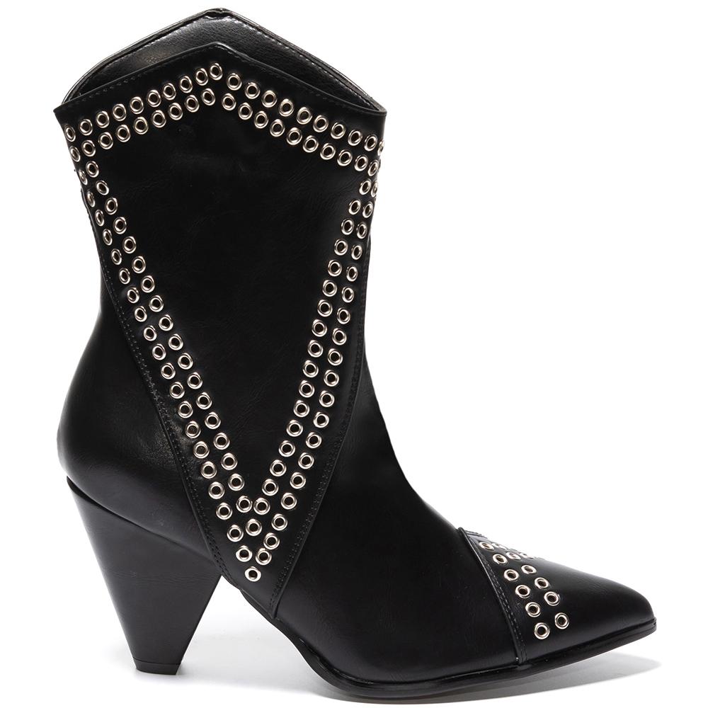 Botine dama Triska, Negru - 40 - eMAG.ro