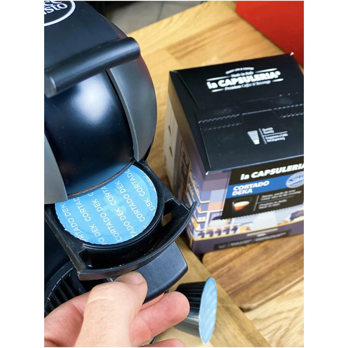 Capsule Cafea Cortado Deka La Capsuleria, 16 capsule, compatibile cu ...