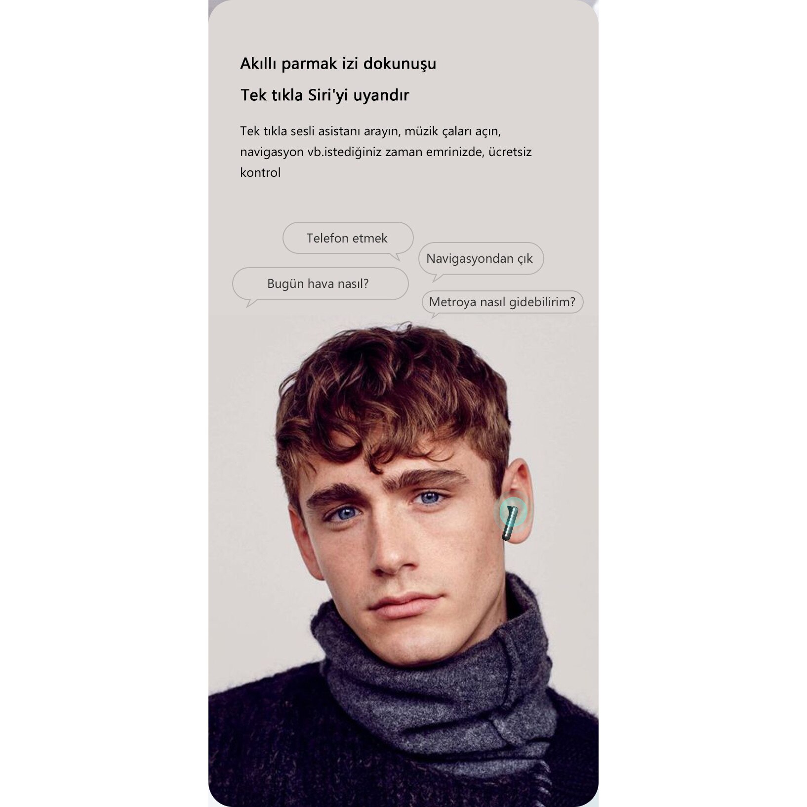 Casti wireless cu microfon, Angel City, Bluetooth, Universal, 15m, Alb ...