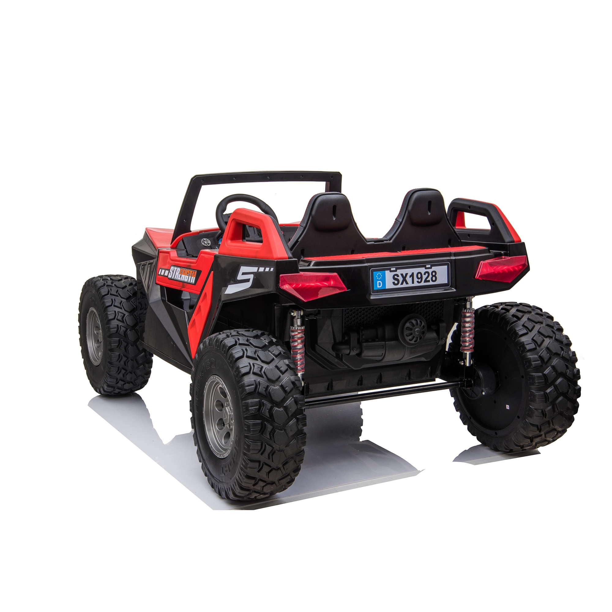 UTV electric Kinderauto XXL Buggy 2x 200W 24V 14Ah, culoare rosie - eMAG.ro