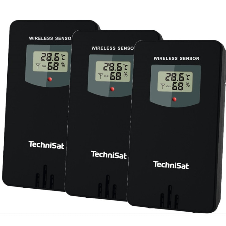 Statie meteo,TechniSat, IMETEO X4, trei senzori externi, afisaj LCD ...