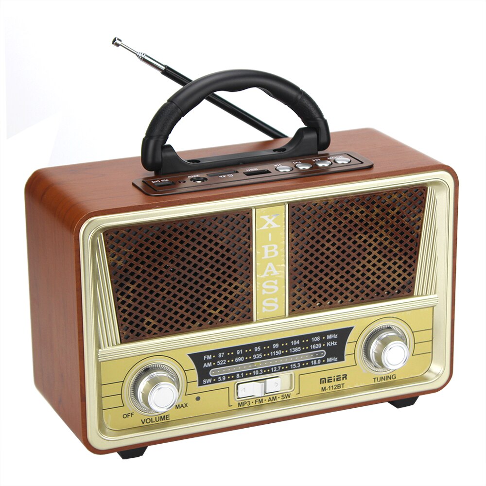 Radio Portabil, 3 Benzi, Conexiune Bluetooth, Radio, USB, TF Card, Aux ...