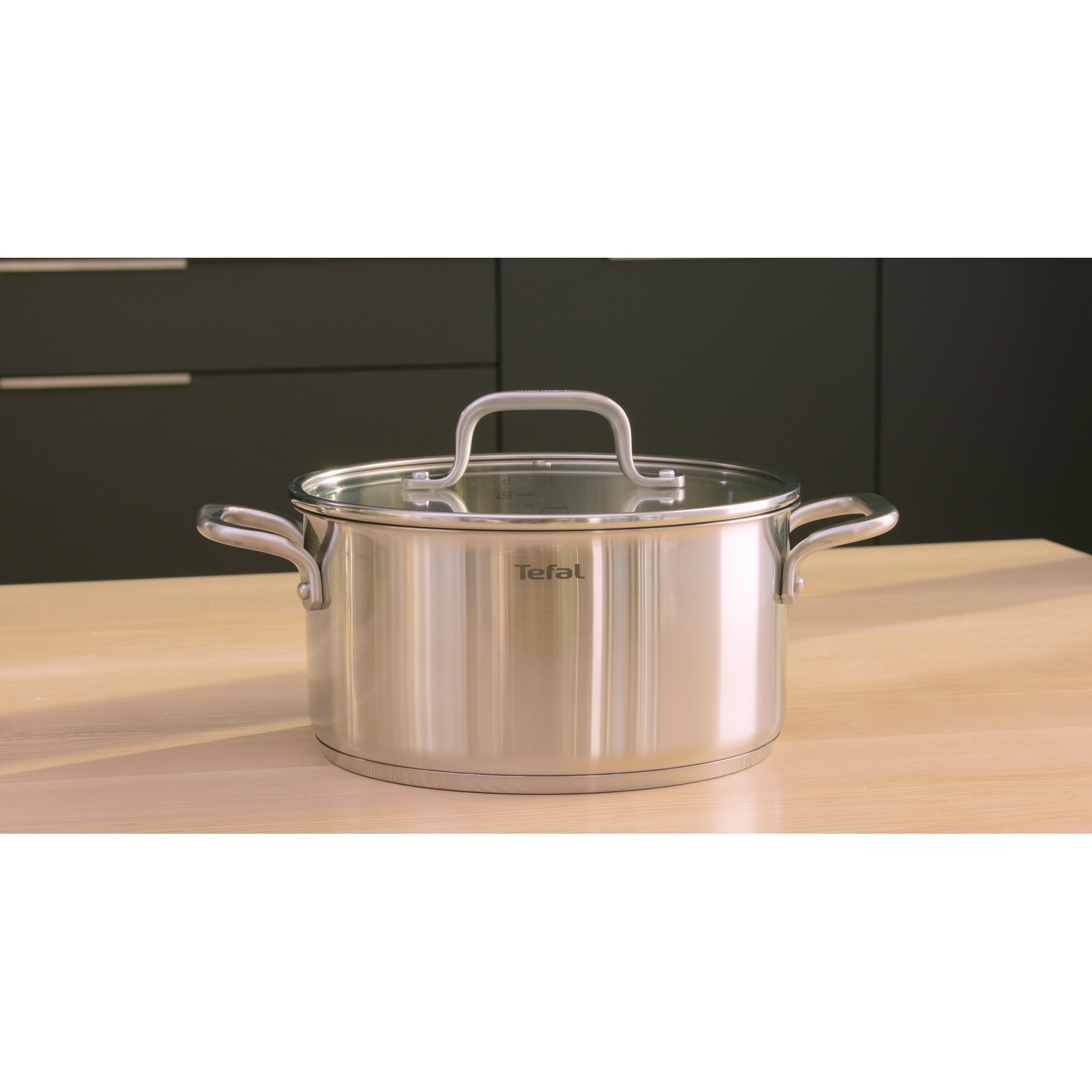 Set de 6 piese Tefal Virtuoso, 2 oale cu capac 20/24 cm, cratita cu ...