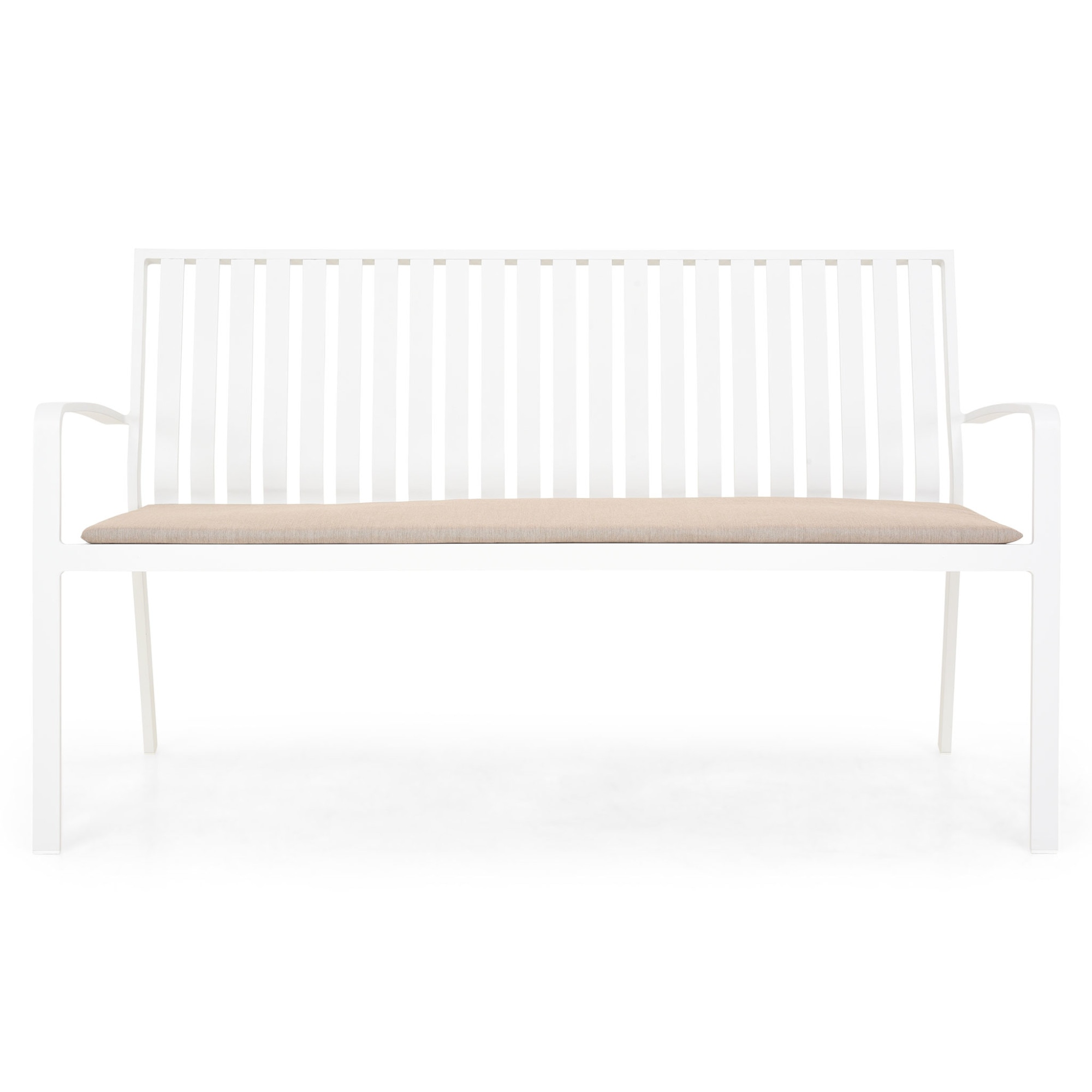 Bancheta 2 locuri gradina/terasa Maison Mex MIAMI 150 x 68 x 88 alb ...