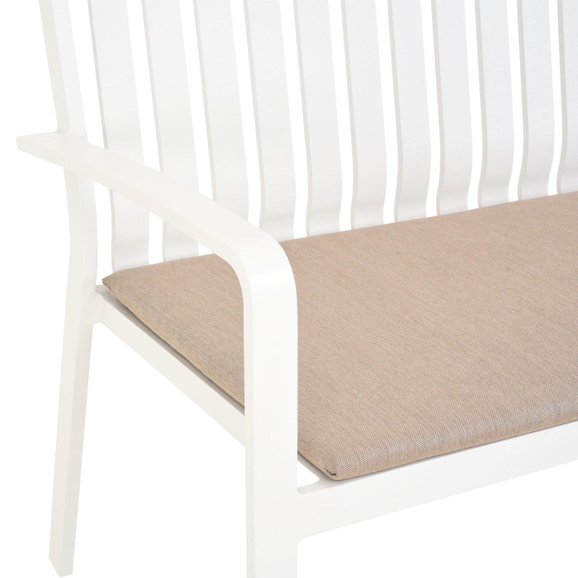 Bancheta 2 locuri gradina/terasa Maison Mex MIAMI 150 x 68 x 88 alb ...