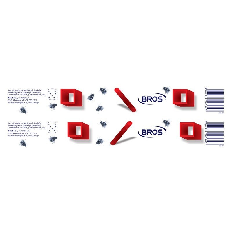 Banda cu lipici pentru muste Bros, 1 bucata - eMAG.ro