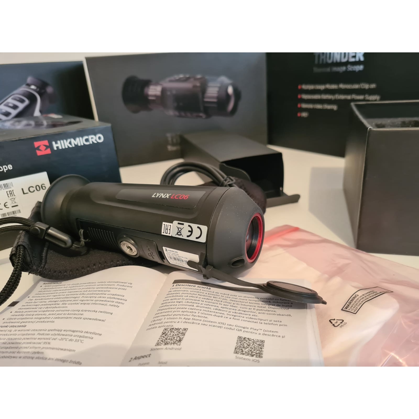 Монокулярна камера с термовизия HIKMICRO LYNX LC06 - eMAG.bg