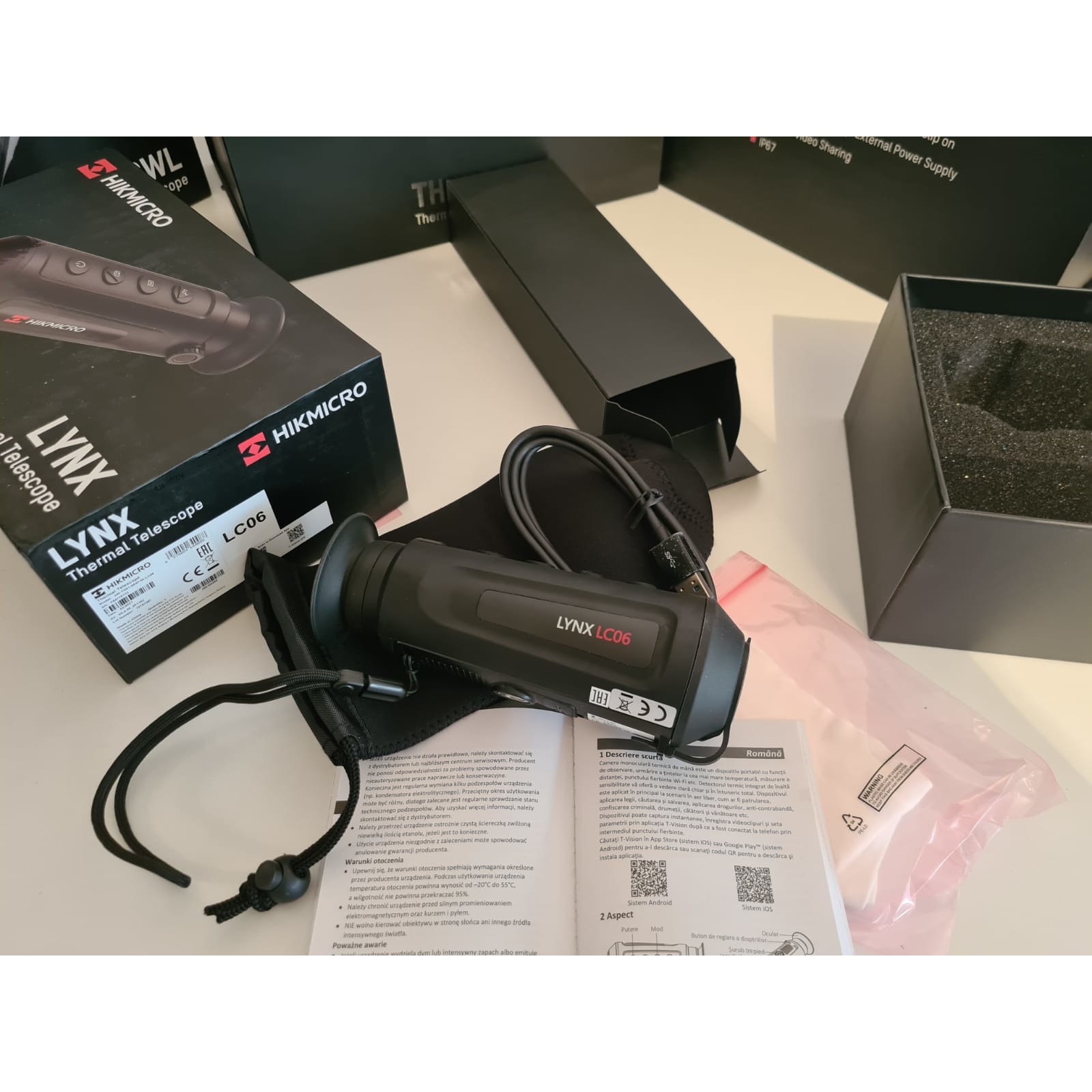 Монокулярна камера с термовизия HIKMICRO LYNX LC06 - eMAG.bg