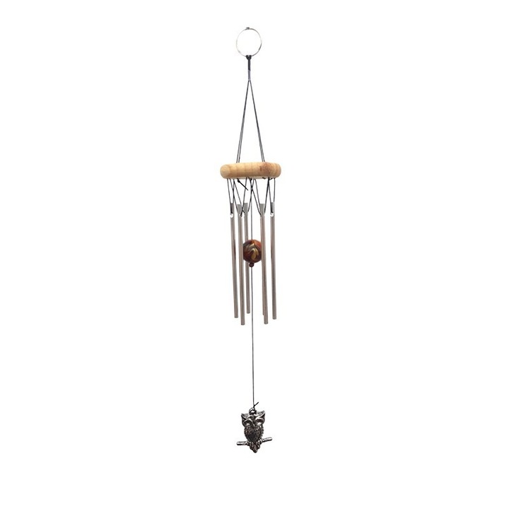 Clopot de vant bufnita,6x43cm - eMAG.ro