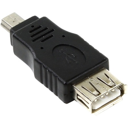 Adaptor, VCom, USB 2.0 mama la Mini USB 5 pini masculin, Negru - eMAG.ro