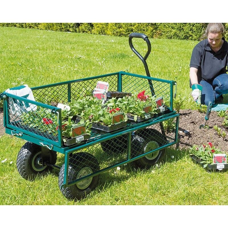 Carucior gradina laterale rabatabile, PROCART, sarcina maxima 250 kg ...