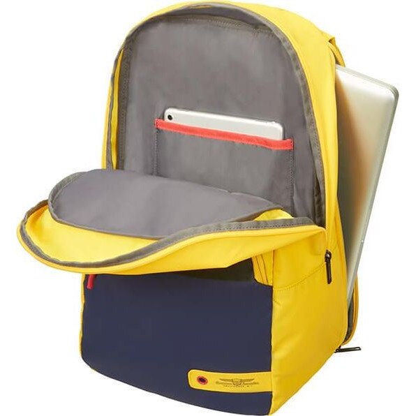 Rucsac Samsonite AT City Aim 125111, 15,6 ", Galben - eMAG.ro
