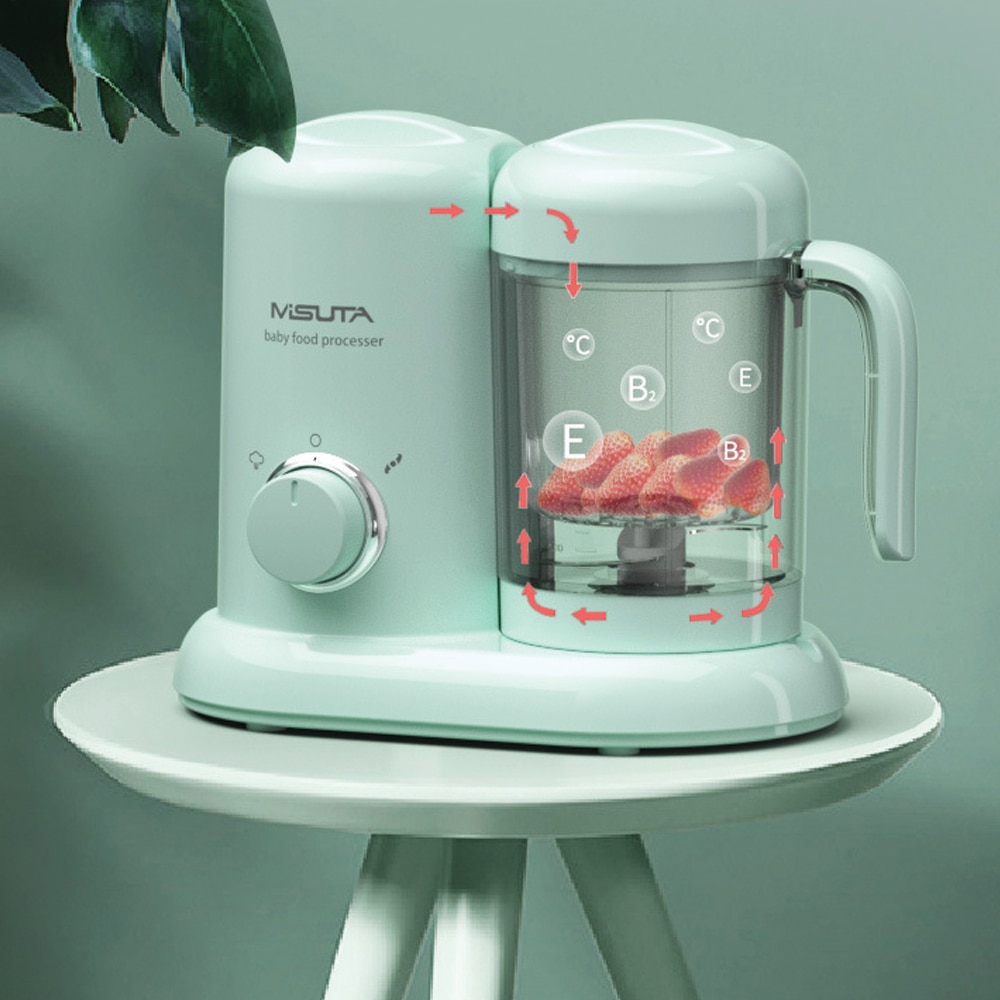 Aparat de gatit cu aburi, procesator de alimente pentru bebelusi ...
