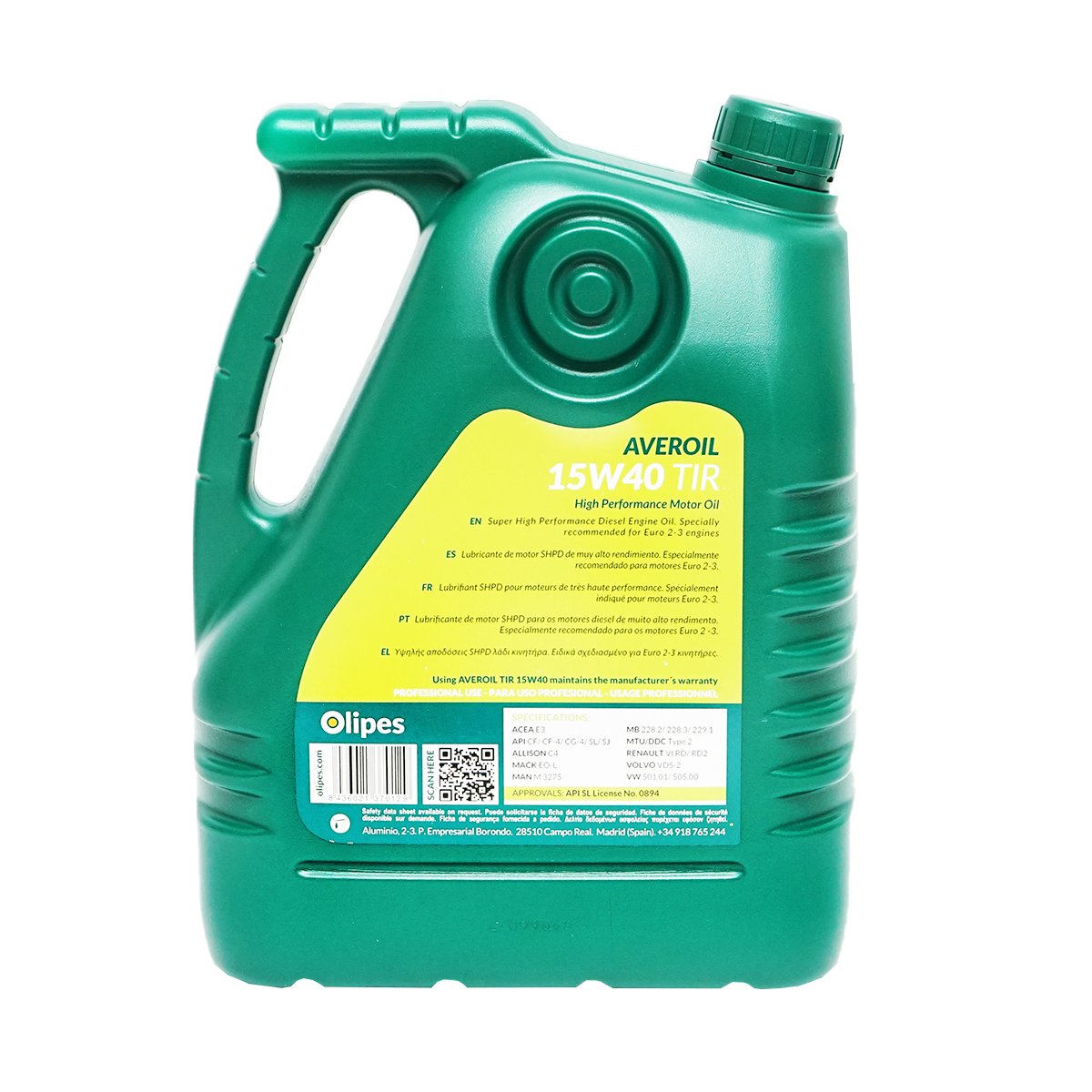 Ulei Olipes motor Averoil TIR 15W40 5L - eMAG.ro