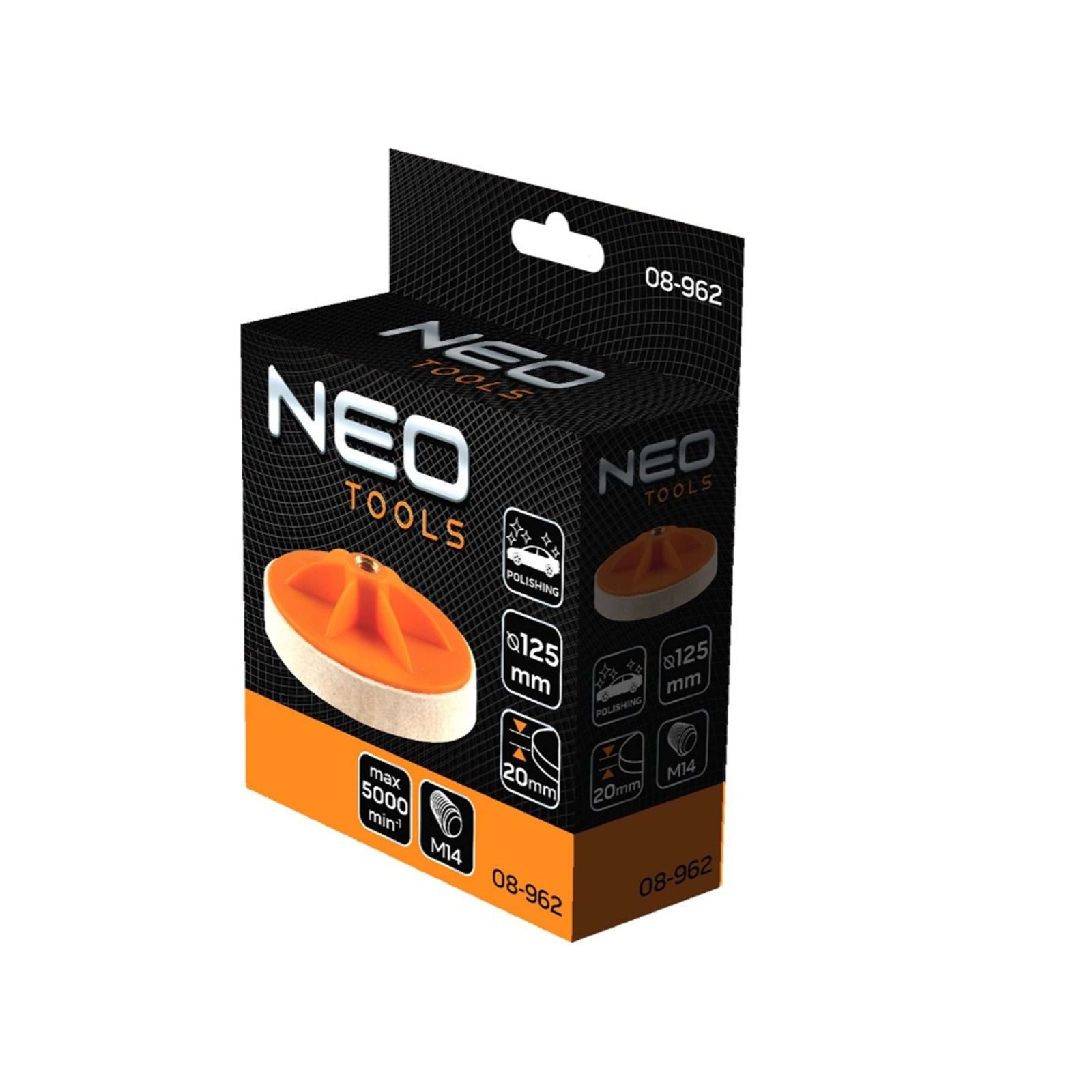 Disc pasla pentru lustruit 125x20 mm Neo Tools 08-962 - eMAG.ro