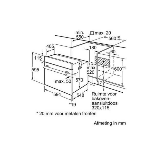 Cuptor incorporabil Bosch HBF114BS1, 66l, Hidrolitic, ghidaj telescopic ...