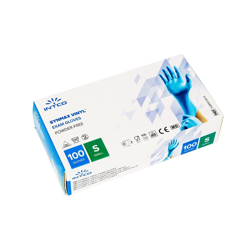 Комплект от 10 кутии Винилови ръкавици за еднократна употреба INTCO ...