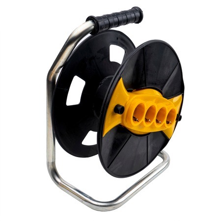 Derulator cablu cu tambur, fara cablu, 4 prize / EXT 5663 - eMAG.ro