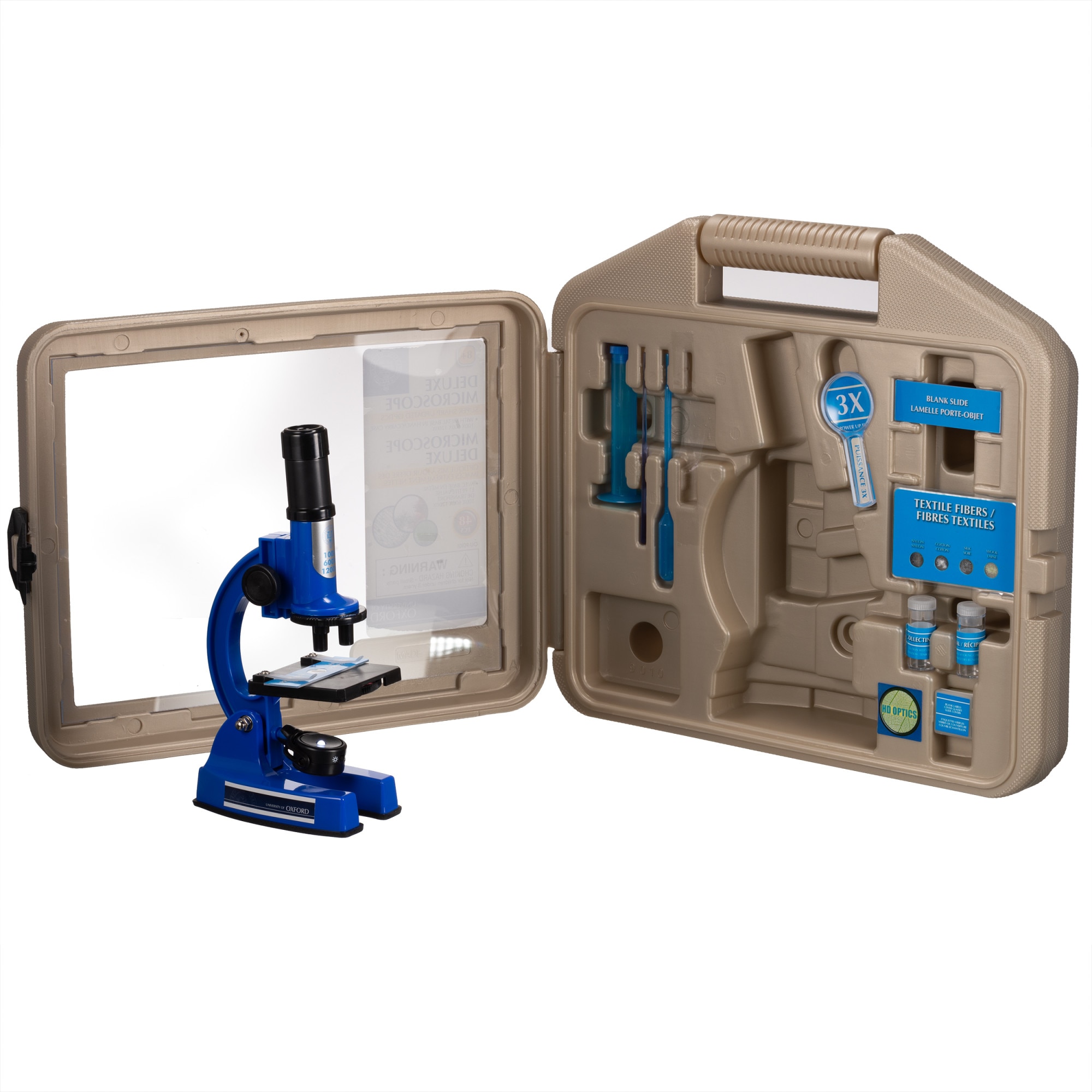 Set Microscop UNIVERSITY OF OXFORD cu 48 componente - eMAG.ro