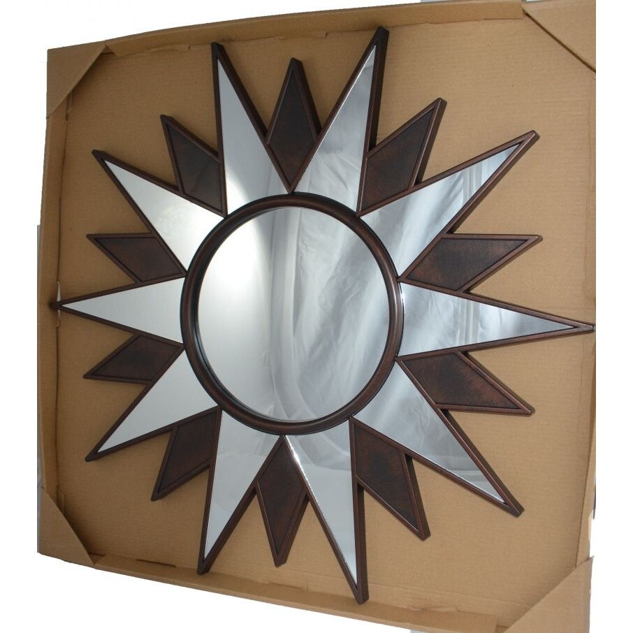 Oglinda forma stea 55cm rama plastic - eMAG.ro