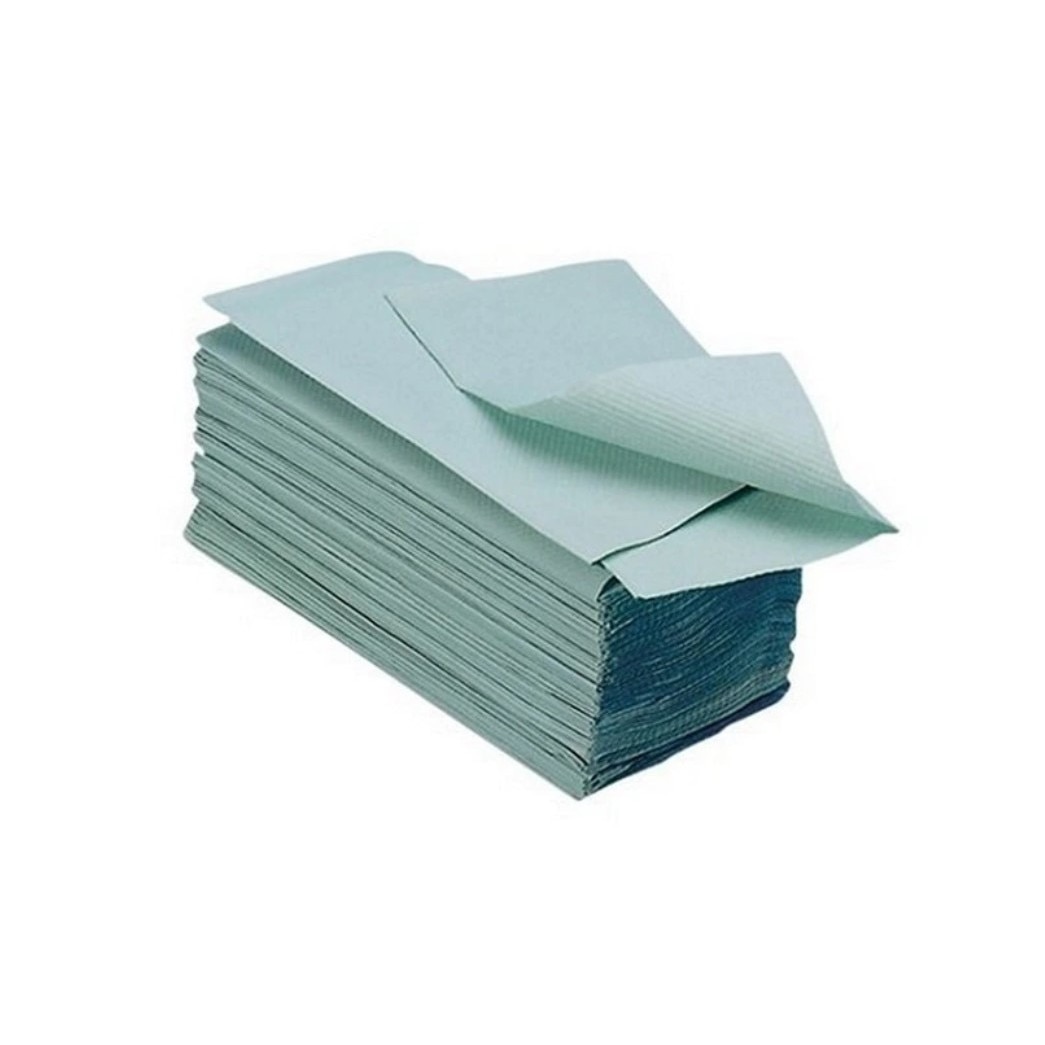 Set servetele pliate in Z 200 bucati/pachet, 1 strat, verzi, 21x25 cm ...