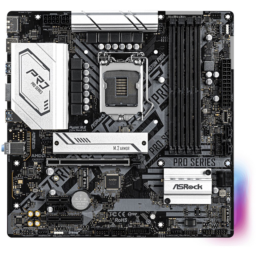 ASRock H570M PRO4 alaplap, Socket 1200 - eMAG.hu
