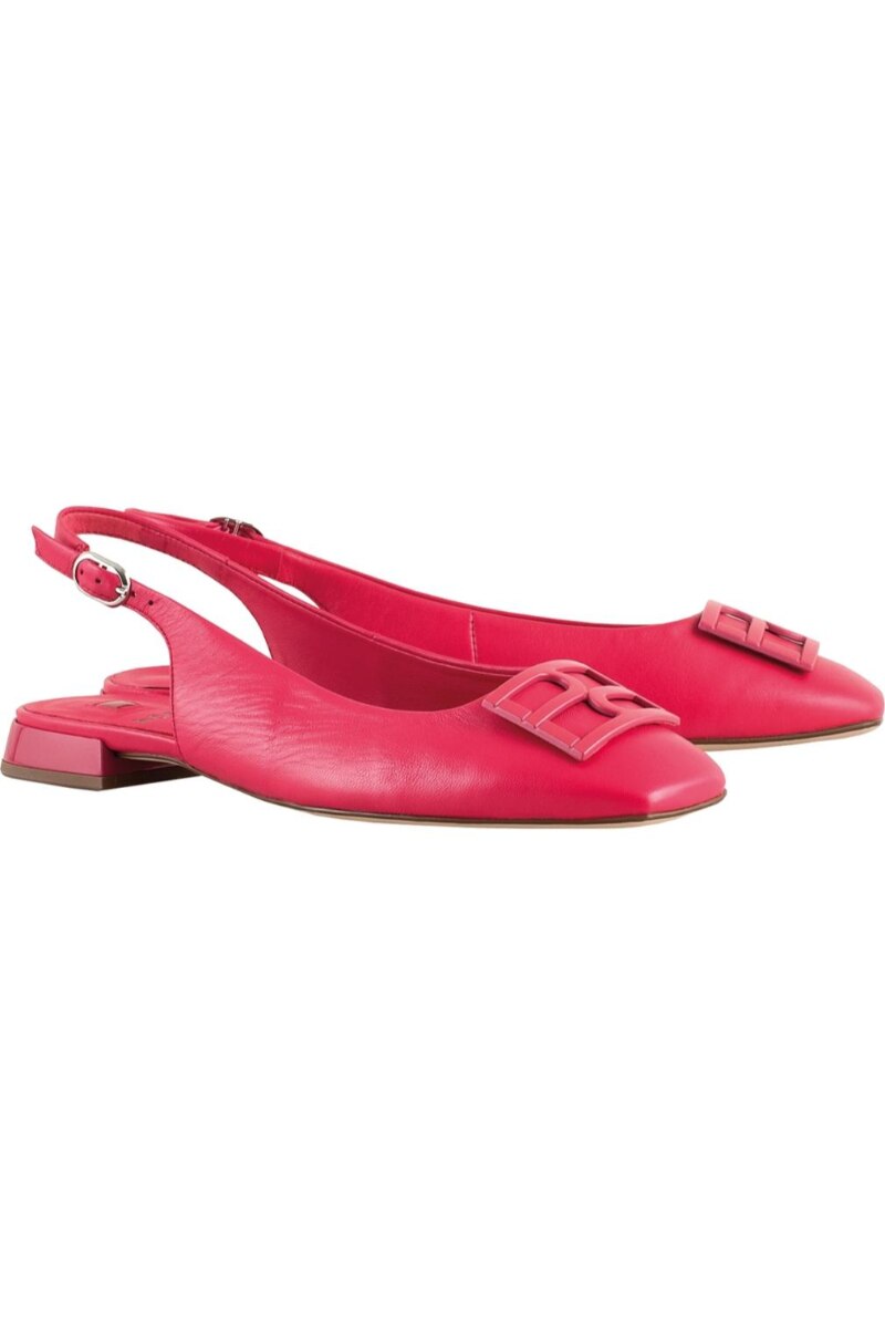 Pantofi dama, Hogl, Symphaty Low Heels, Piele naturala, Roz - eMAG.ro