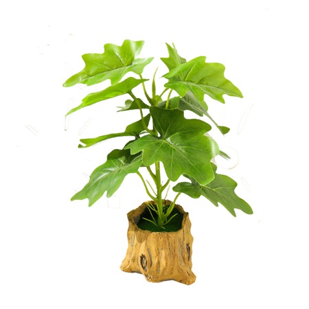 Aranjament Planta Artificiala Verde in Ghiveci Ornamental Trunchi de ...