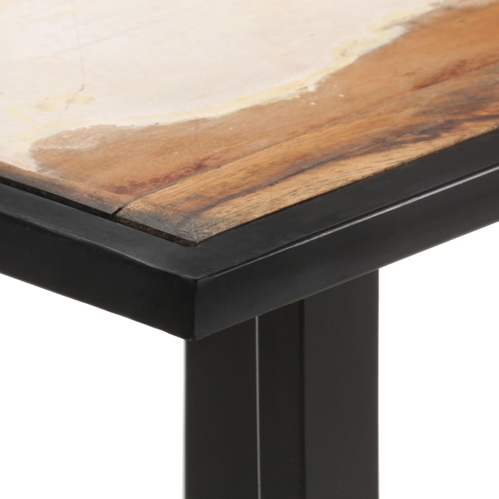 Masa de bucatarie Modern, 120 cm, lemn masiv reciclat, Mobilier ...
