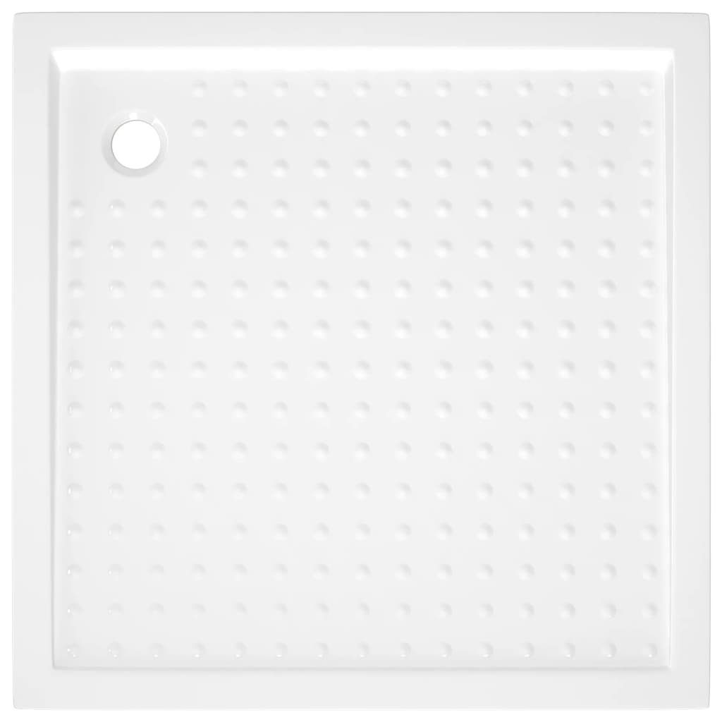 vidaXL fehér pettyes ABS zuhanytálca 90 x 90 x 4 cm 148898 - eMAG.hu