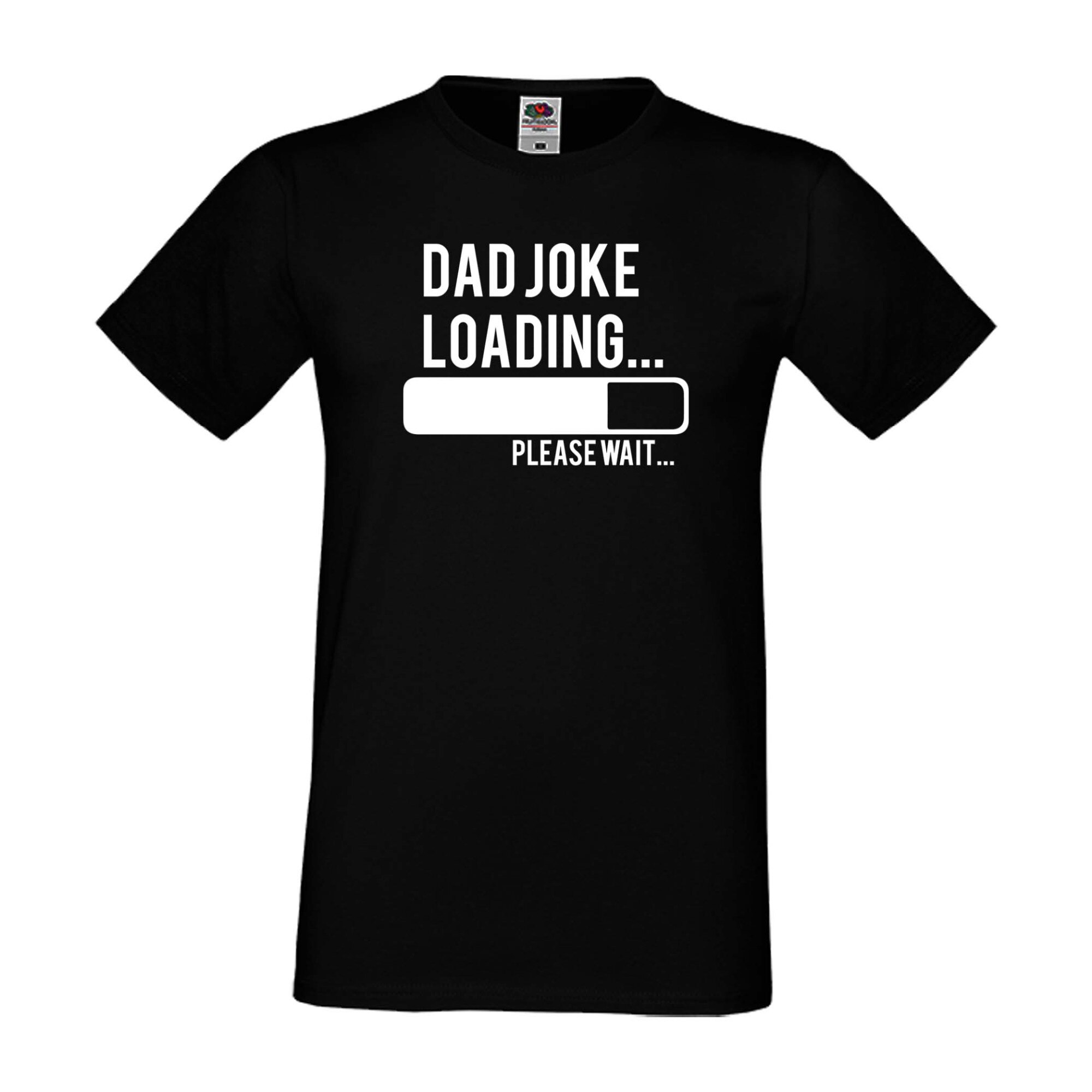Férfi póló Apák napja Tralala Dad Joke Loading Funny Daddy Father ...