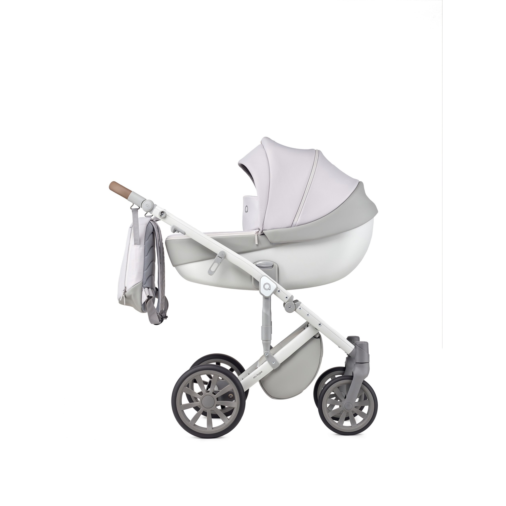 Carucior, Anex Baby, M/Type 2in1, Arctic Gri/Alb - eMAG.ro