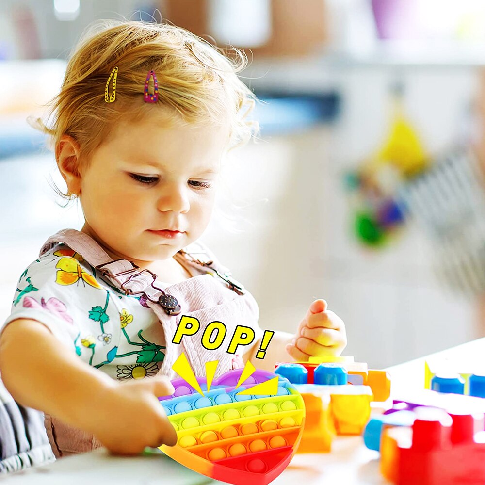 Set 3 Pop It Zenuk® - Push Bubble, Sensory Fidget Toys, Antistres ...