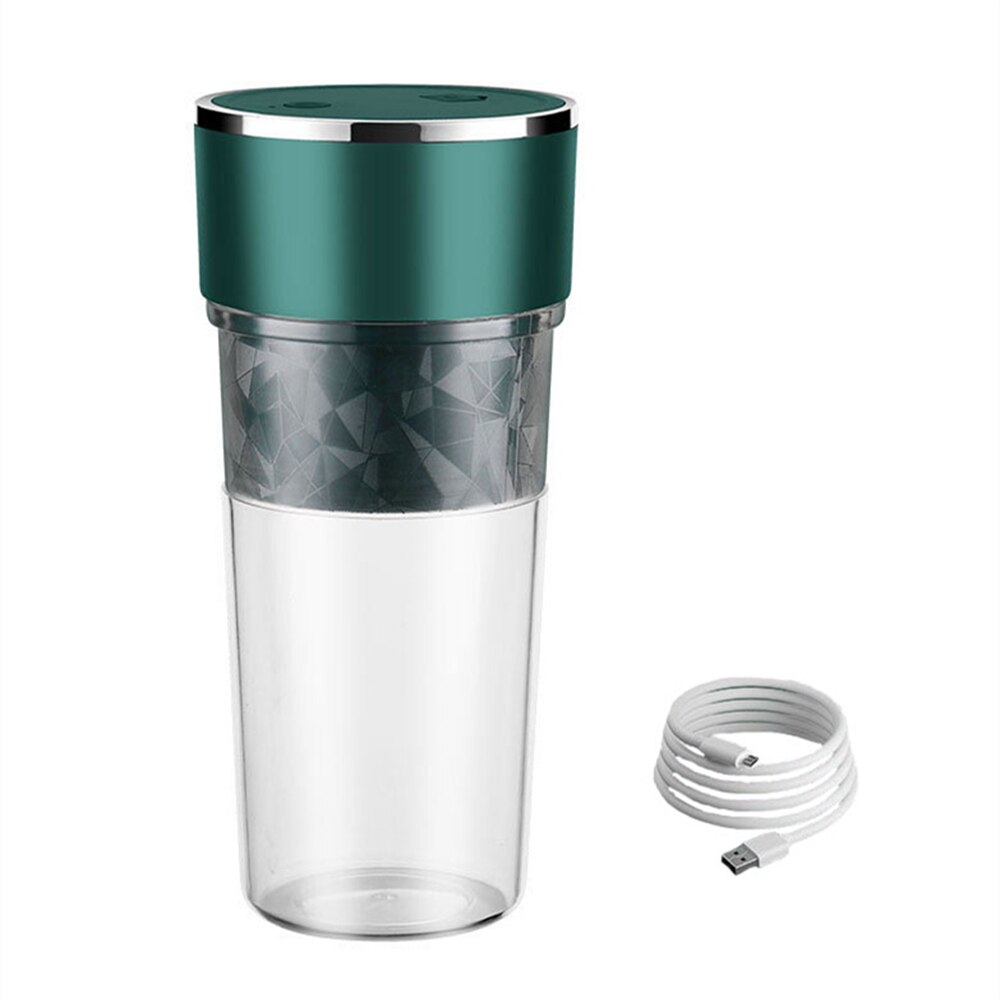 Blender portabil, Bomstom, USB, 350 ml, Verde - eMAG.ro