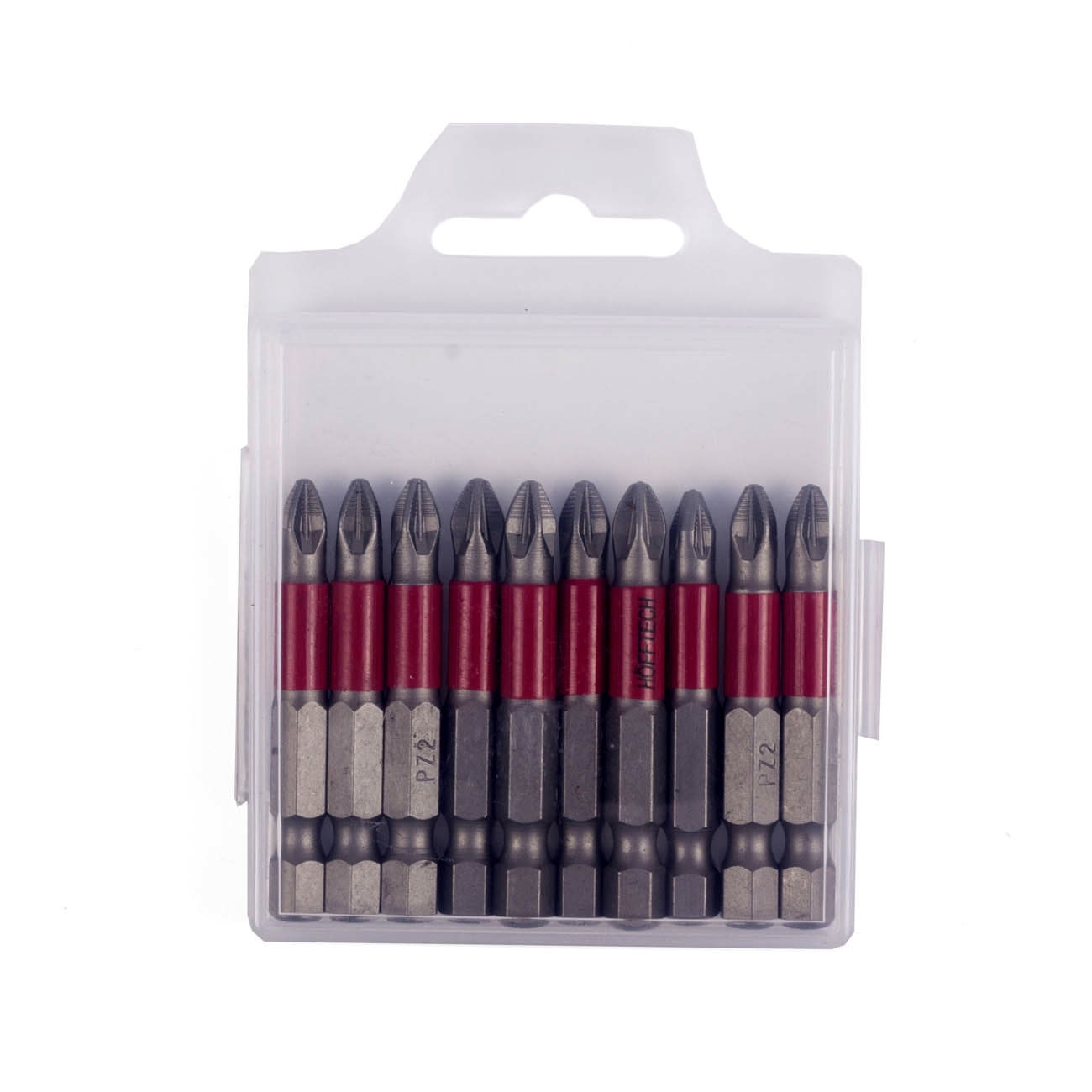 Set 10 piese, Bituri PZ2 hexagonale din otel S2, cu manson, lungime 50 ...