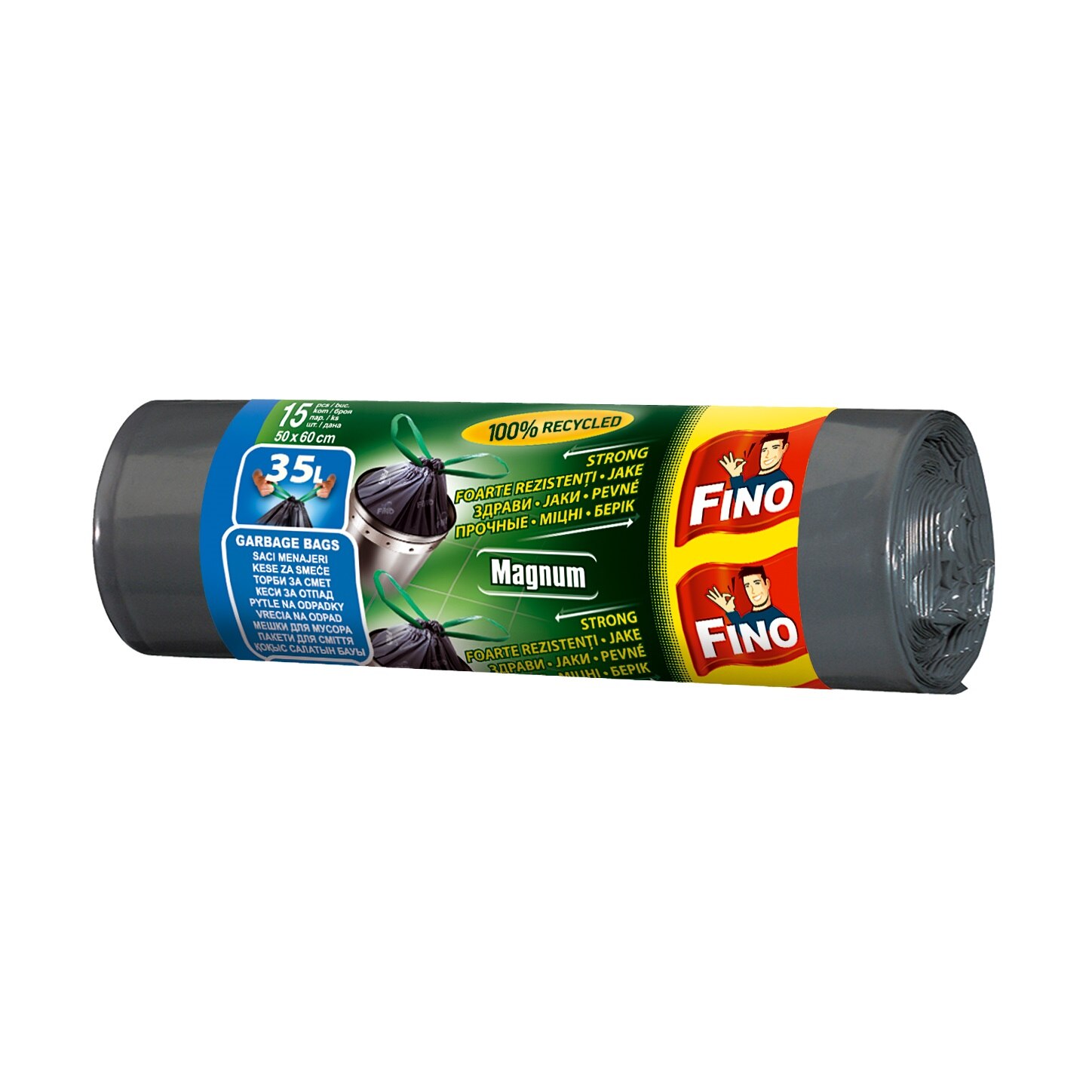 FINO Magnum LD Szemeteszsák, 35 l, 15 db - eMAG.hu