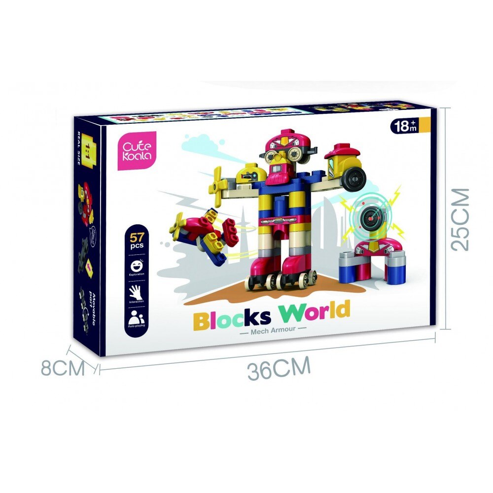 Set de construit lego robot cu 57 piese - eMAG.ro