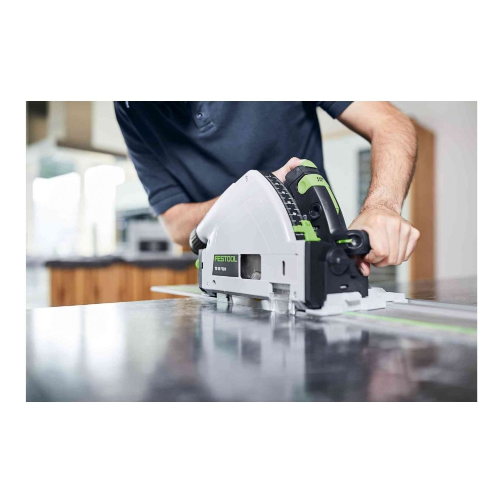 Fierastrau circular Festool TS 55 FEBQ Plus FS cu sina de ghidare ...