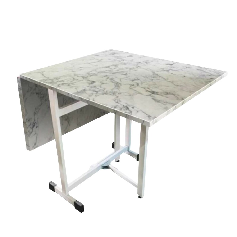 Masa pliabila alb marmorat 38 x 70 x 77 cm - eMAG.ro